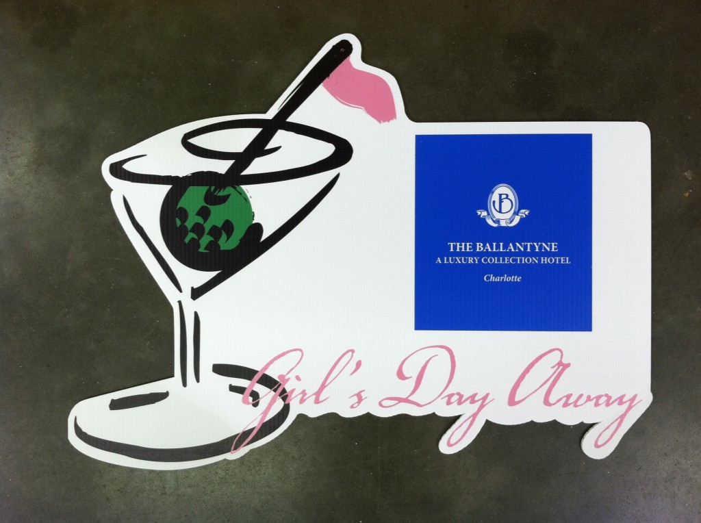 Custom Cut Coroplast Signs