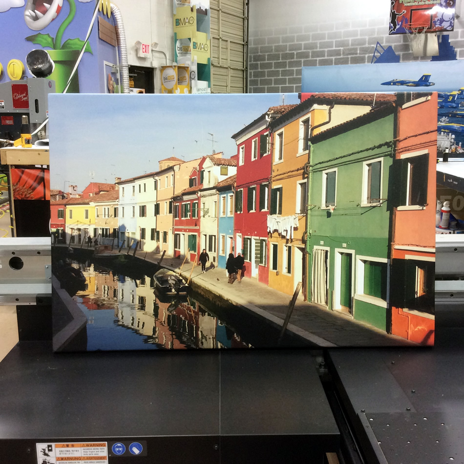 How we make a Custom Canvas Wrap