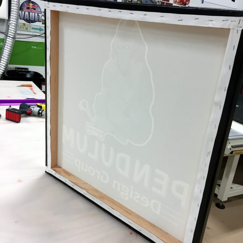 How we make a Custom Canvas Wrap